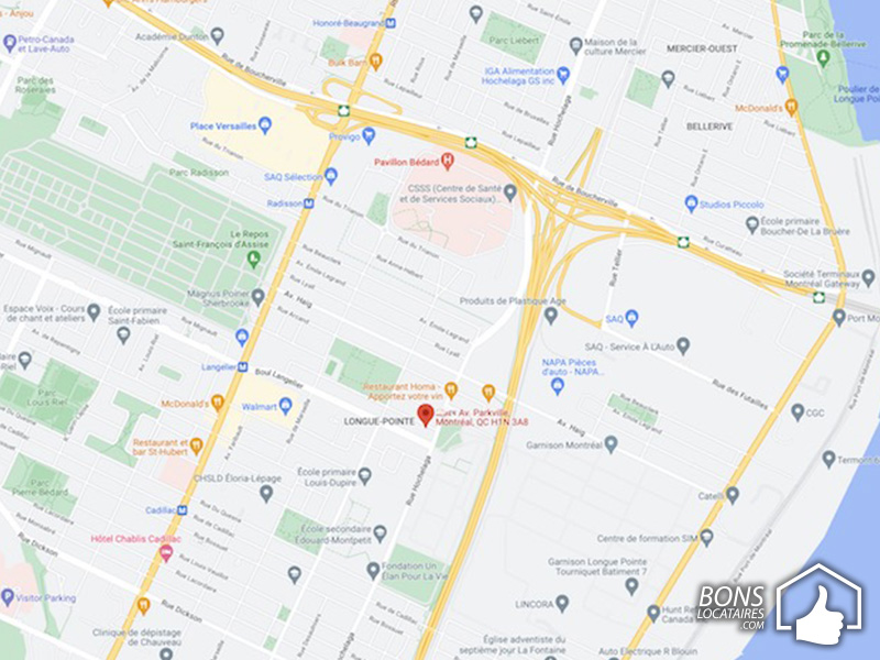 Grand Appartement à louer Longue-Pointe- Bons Locataires